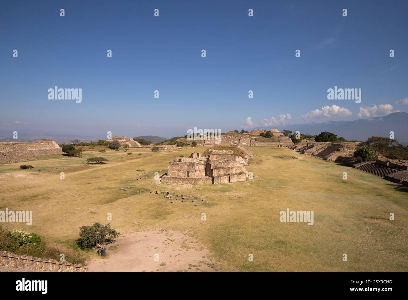 Observatorio Building. Ancient archaeological ruins of Monte Alban in ...