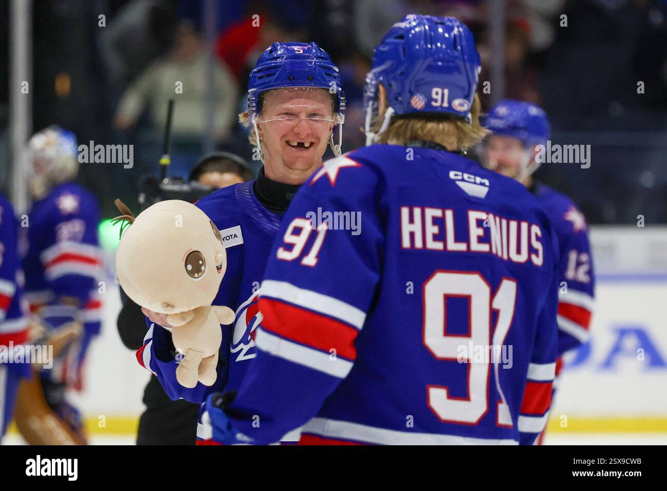 February 22nd 2025: Rochester Americans defenseman Jack Rathbone (5 ...