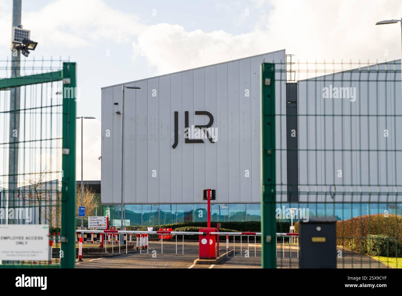 Wolverhampton, UK - February 22 2025: Jaguar Land Rover motor company ...