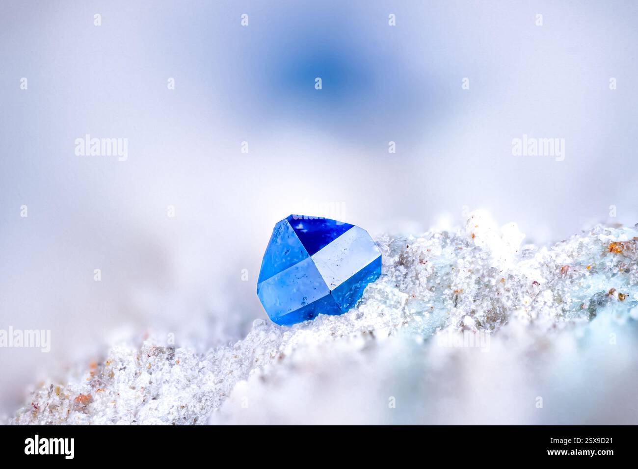 blue Cornetite. Specimen from Etoile du Congo Mine, Lubumbashi, DR ...