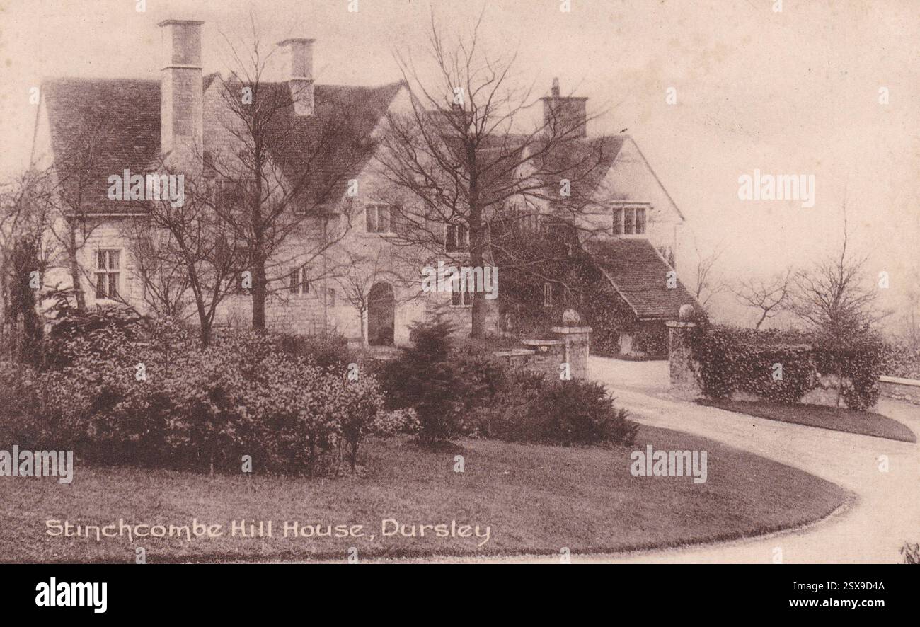 Vintage postcard of Stinchcombe Hill House, Dursley, Gloucestershire ...