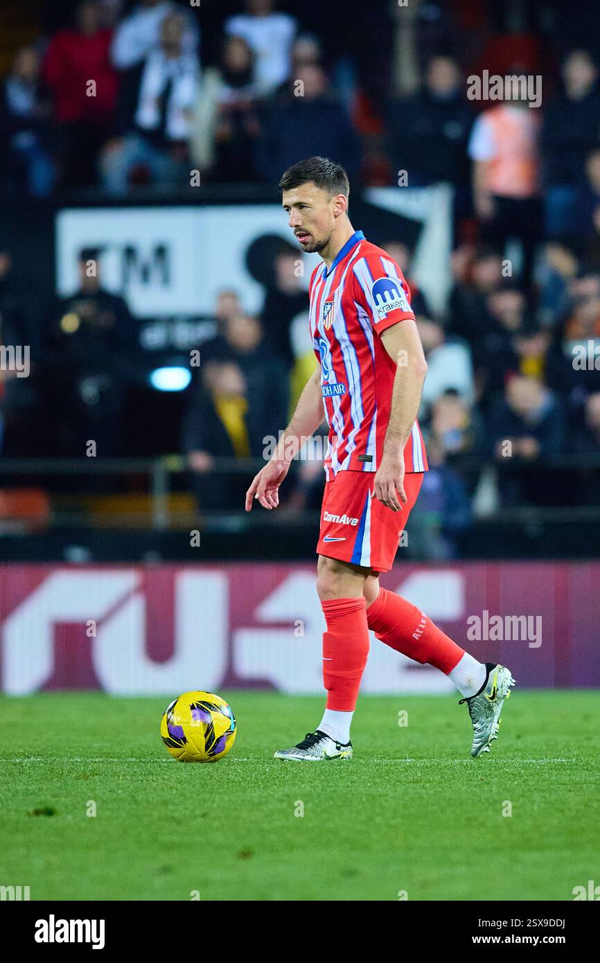 Valencia, Spain. 23rd Feb, 2025. VALENCIA, SPAIN - FEBRUARY 22: Clement ...