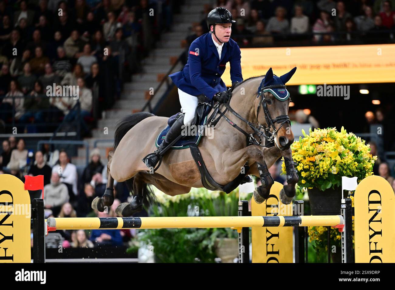 Germany's Mario Stevens on the horse Starissa FRH, during the World Cup ...