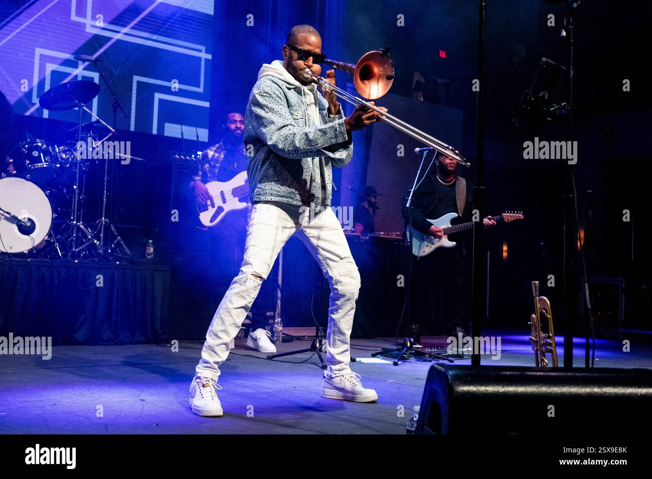 Trombone Shorty of Trombone Shorty & Orleans Avenue performs during ...