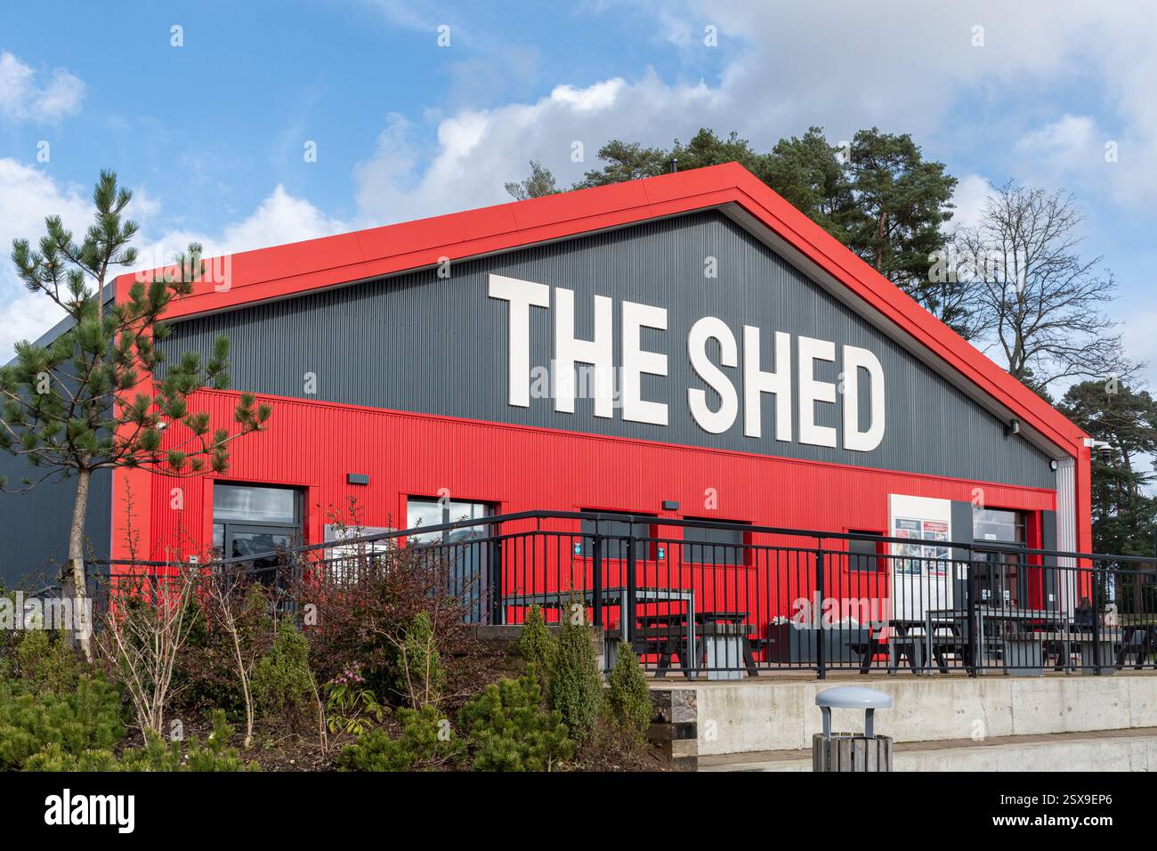 The Shed in Whitehill and Bordon, Hampshire, England, UK. New town ...