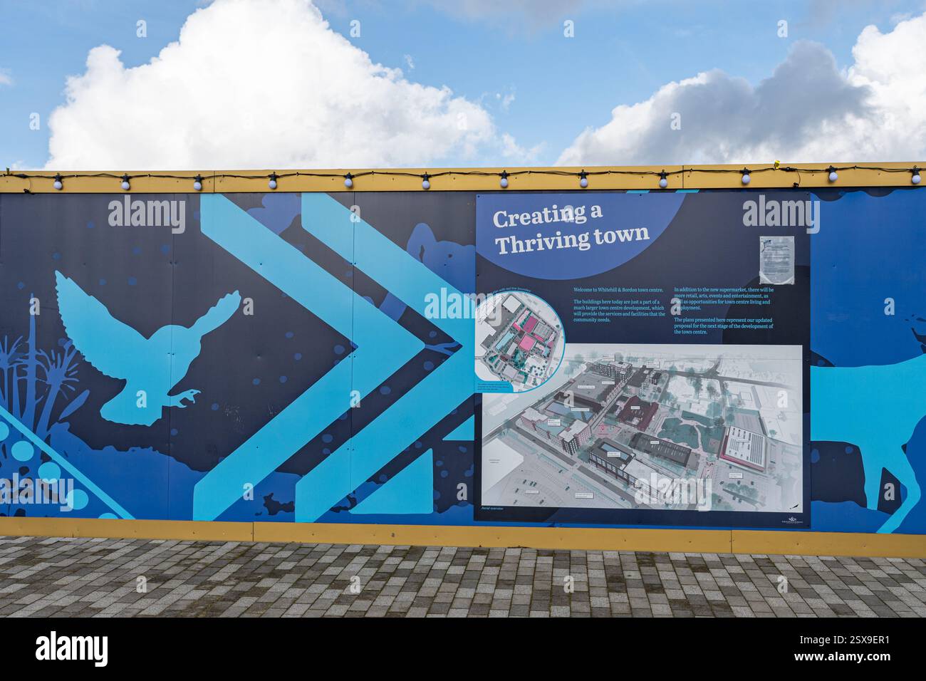 Plans and map of the new town centre development in Whitehill & Bordon ...