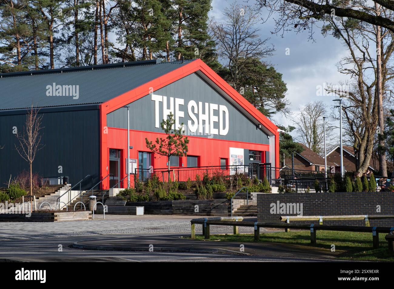 The Shed in Whitehill and Bordon, Hampshire, England, UK. New town ...