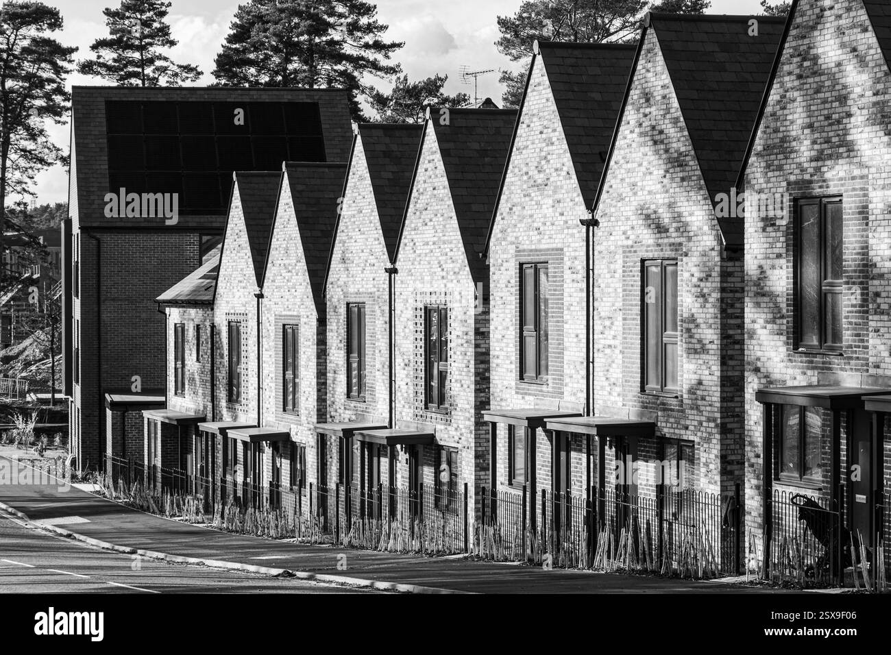 New build houses housing homes properties in Dukes Quarter of Bordon, a ...