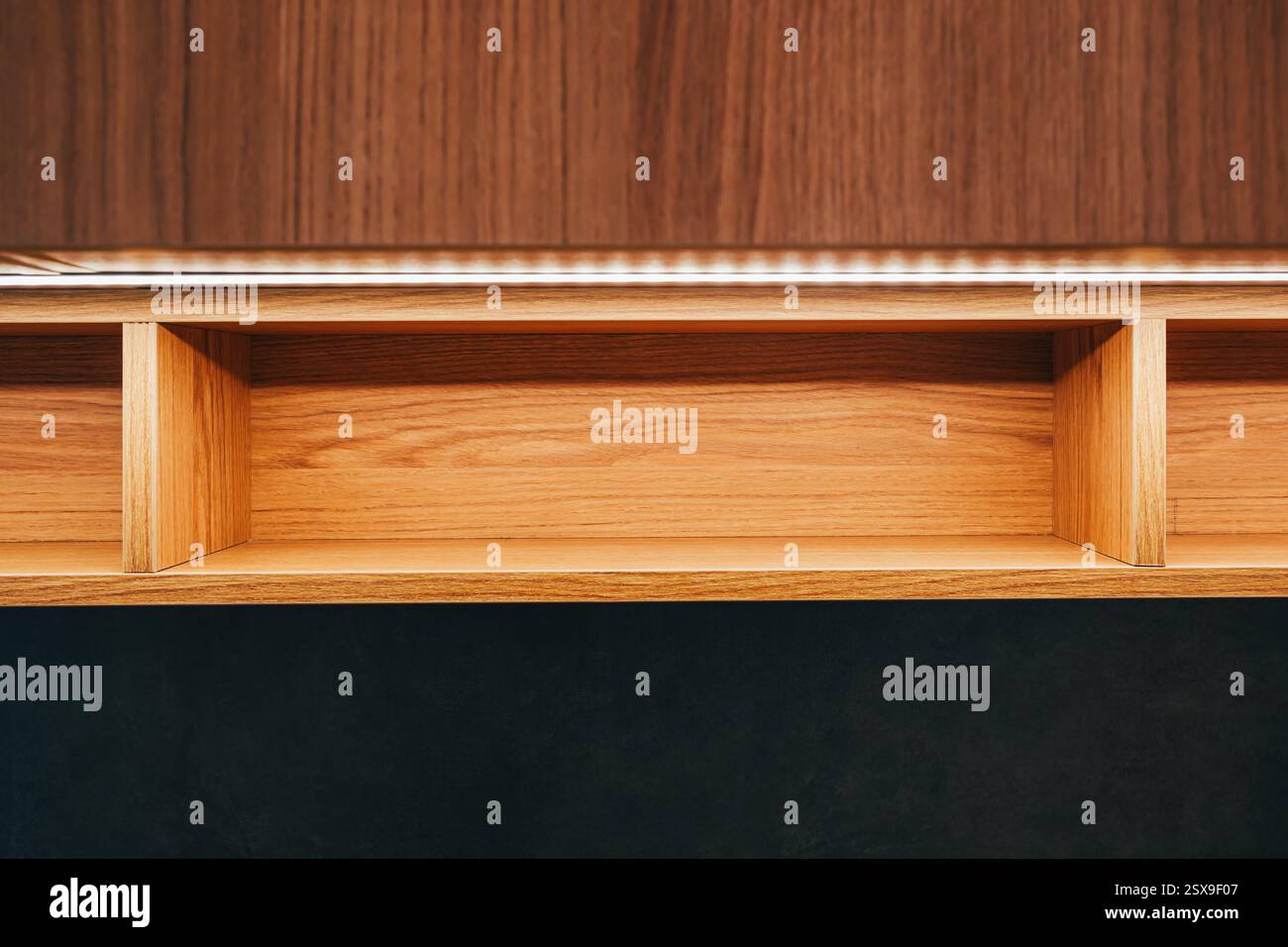 Modern luxury kitchen cabinet fronts made of oak wood veneer as design ...