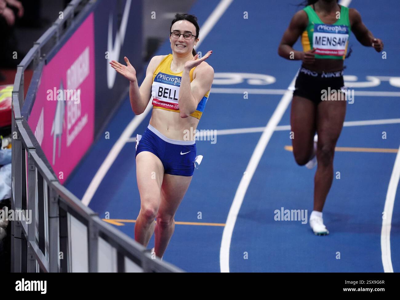 Alyson Bell wins the Women's 200m on day two of the Microplus UK ...