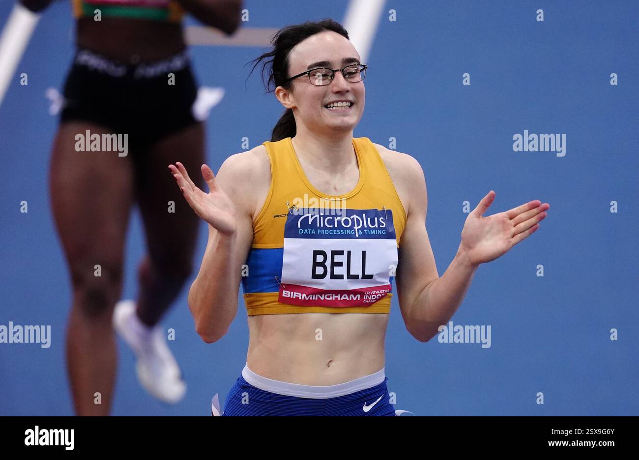Alyson Bell wins the Women's 200m on day two of the Microplus UK ...
