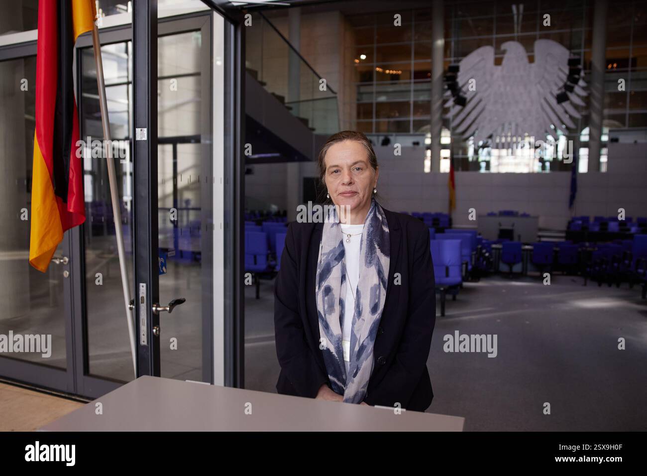 Berlin, Germany. 23rd Feb, 2025. Federal Returning Officer Ruth Brand ...