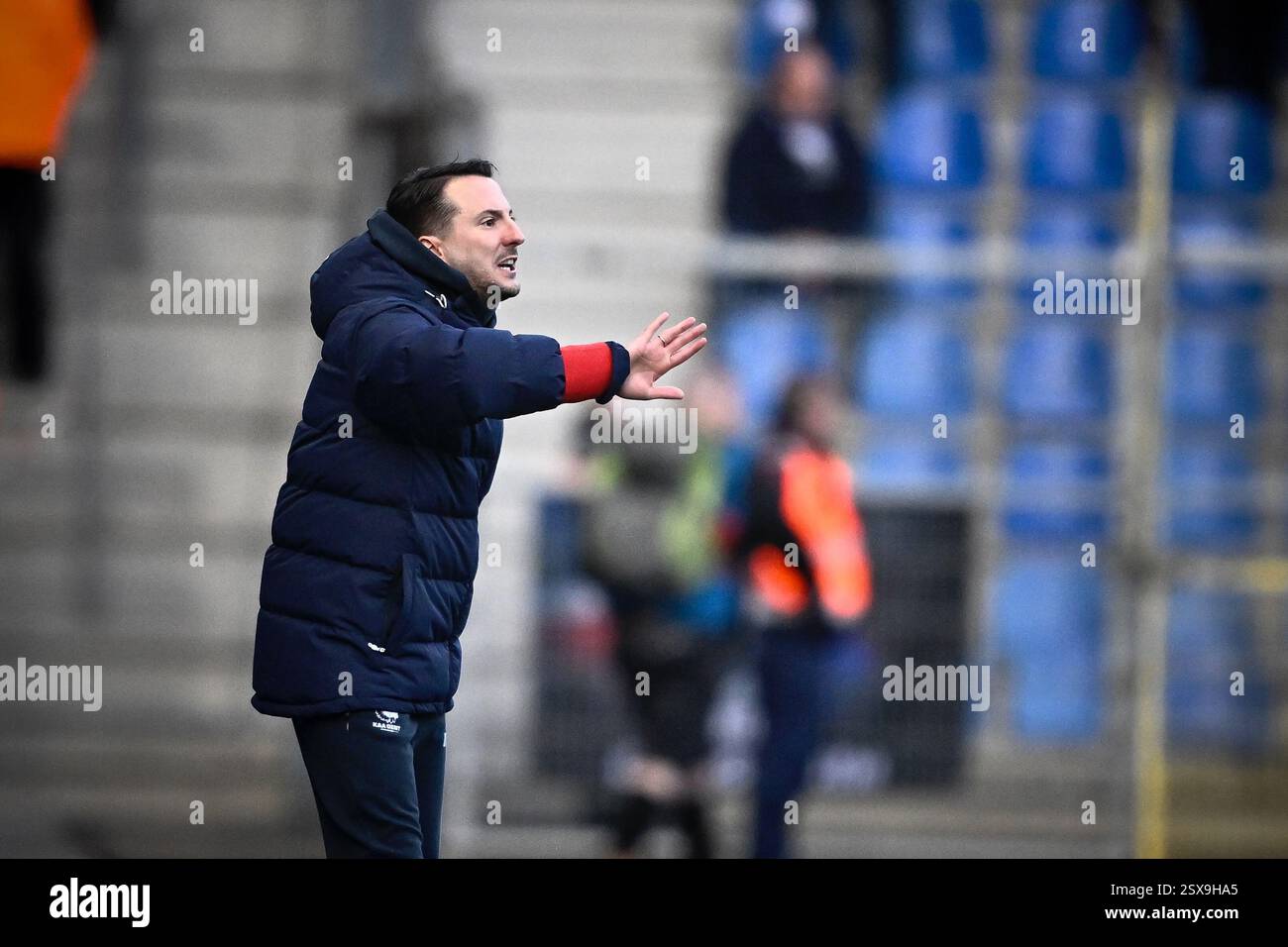 Genk, Belgium. 23rd Feb, 2025. Gent's interim head coach Danijel ...
