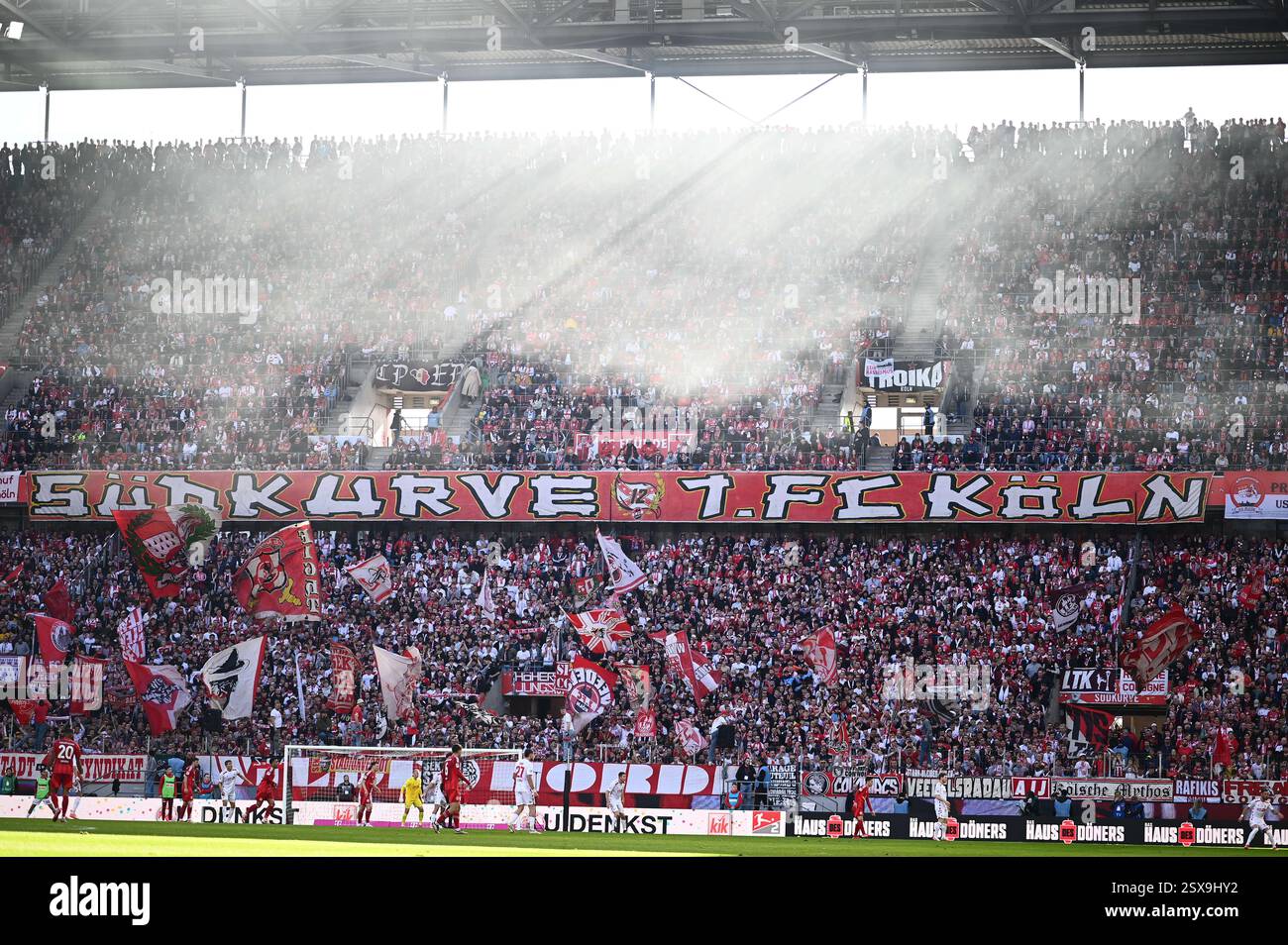 COLOGNE, GERMANY - 23 FEBRUARY, 2025: + - The football match of 2 ...