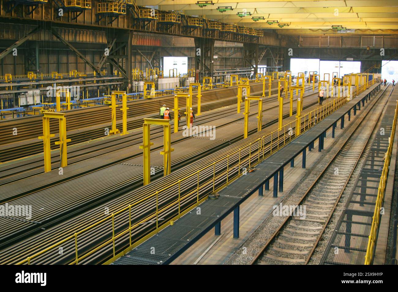 Steelworks heavy hot steel rolling mill for railway, wire rod and ...