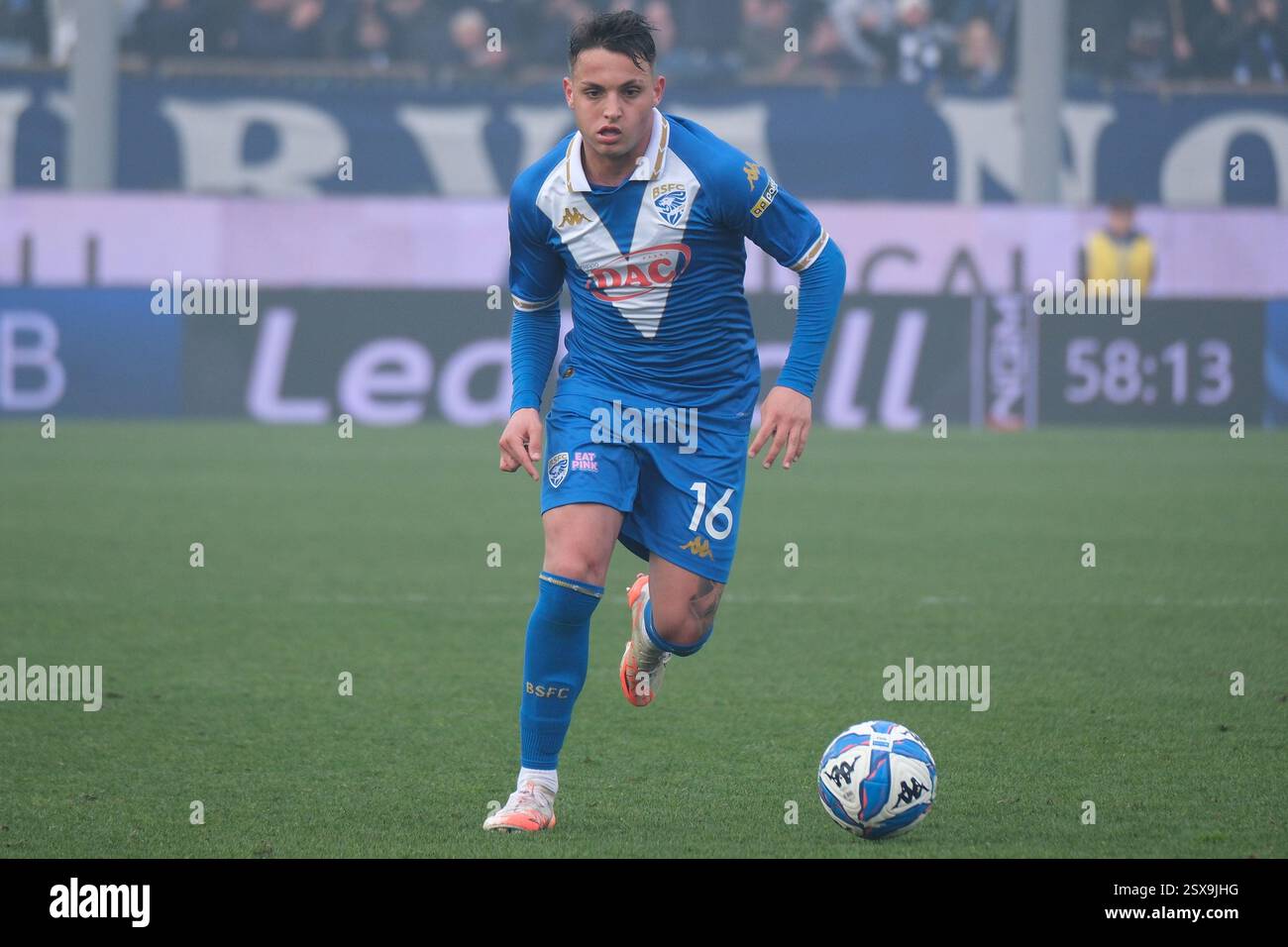 Brescia, Italy. 23rd Feb, 2025. Luca Dâ??Andrea of Brescia Calcio FC ...