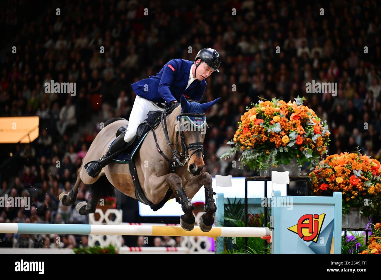 Gothenburg, Sweden. 23rd Feb 2025. Germany's Mario Stevens on the horse ...