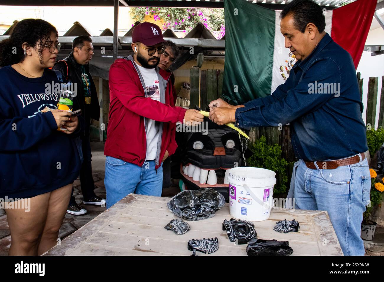 Mexico City, Mexico - October 24, 2024: Guide showing the process of ...