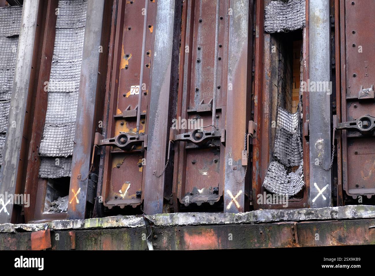 Old coke making plant at end of life Stock Photo - Alamy