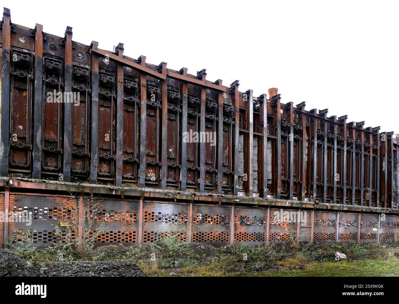 Old coke making plant at end of life Stock Photo - Alamy