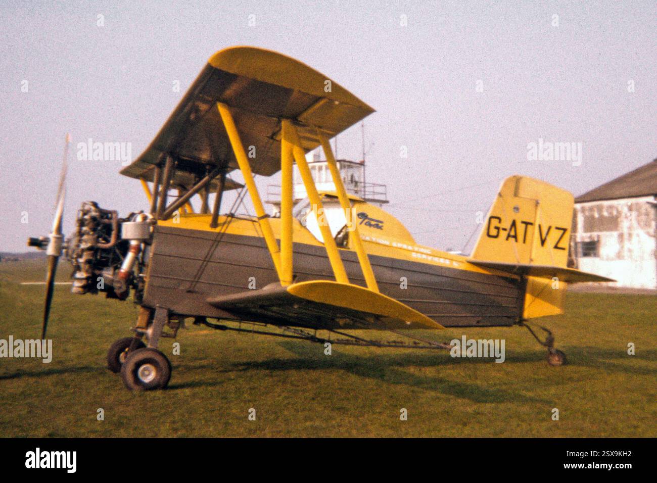 A Grumman G.164 Ag-Cat at Sywell aerodrome in 1969 Stock Photo - Alamy