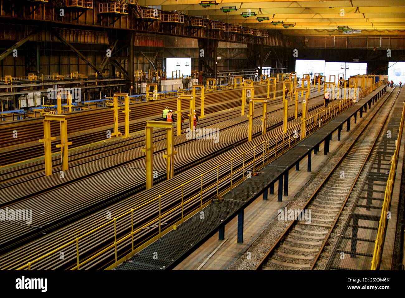 Steelworks heavy hot steel rolling mill for railway, wire rod and ...