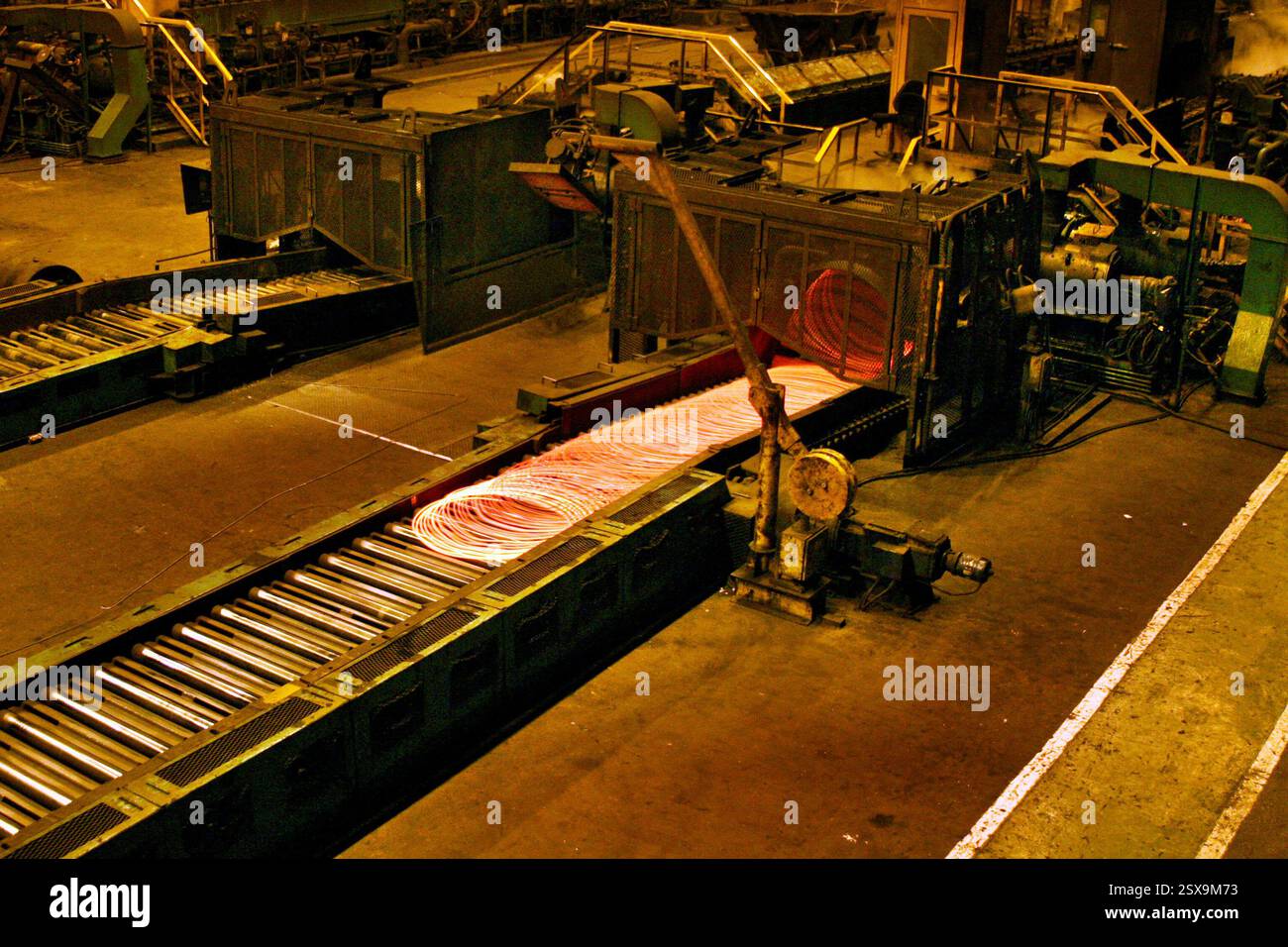 Steelworks heavy hot steel rolling mill for railway, wire rod and ...