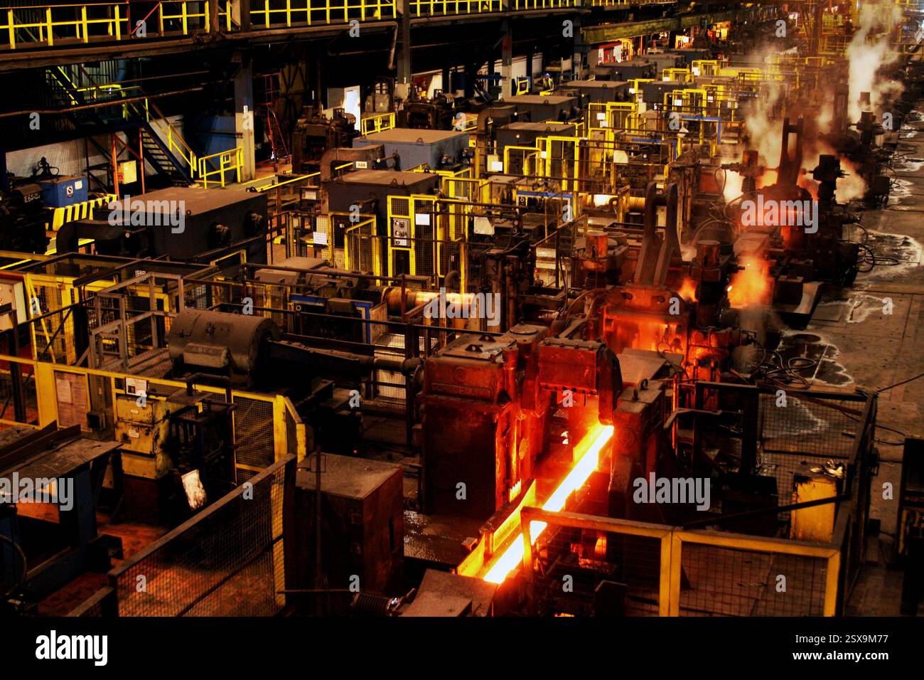 Steelworks heavy hot steel rolling mill for railway, wire rod and ...