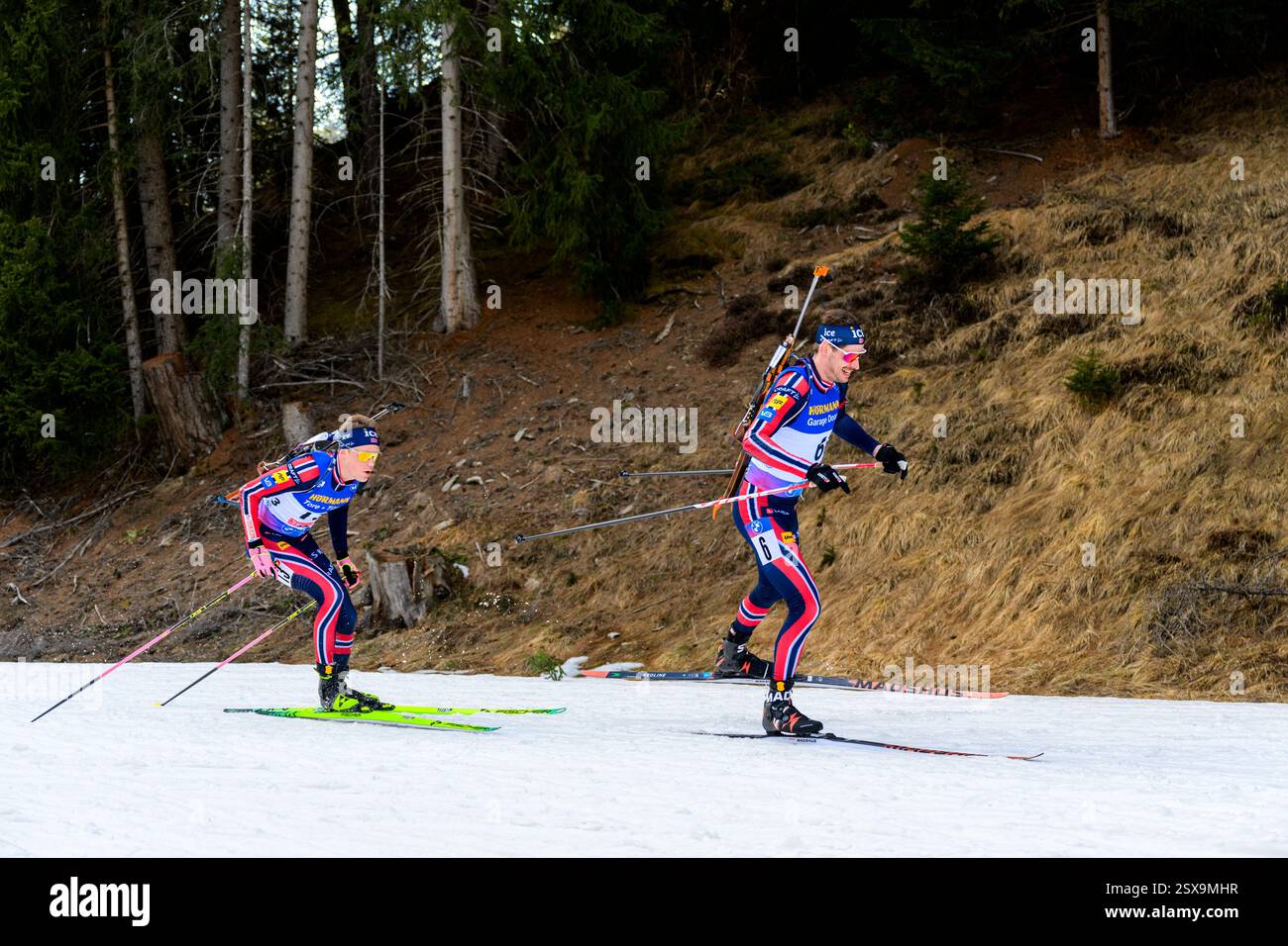 250223 Martin Uldal of Norway and Sturla Holm Lægreid of Norway ...