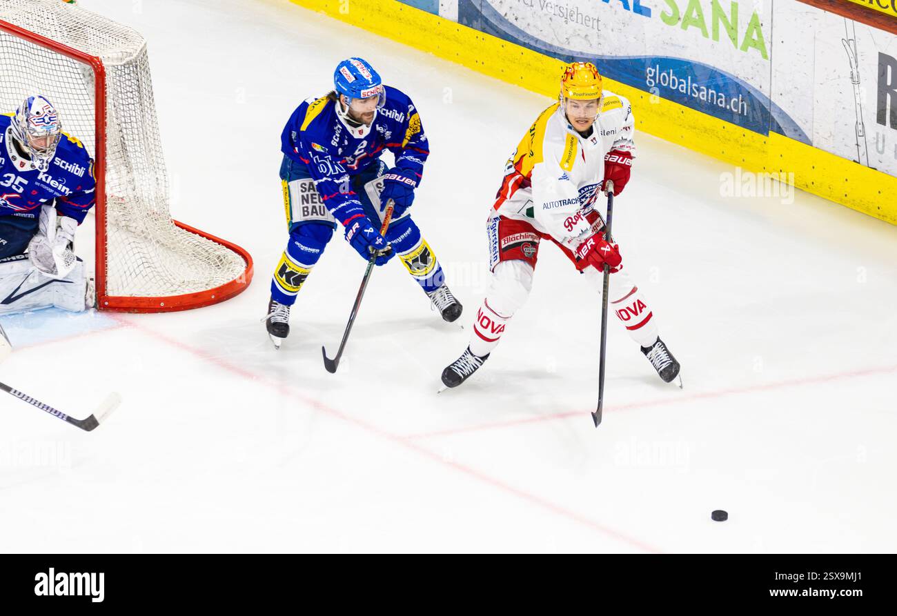 Kloten, Switzerland, 23rd Feb 2025: Top scorer Malte Stromwall ...