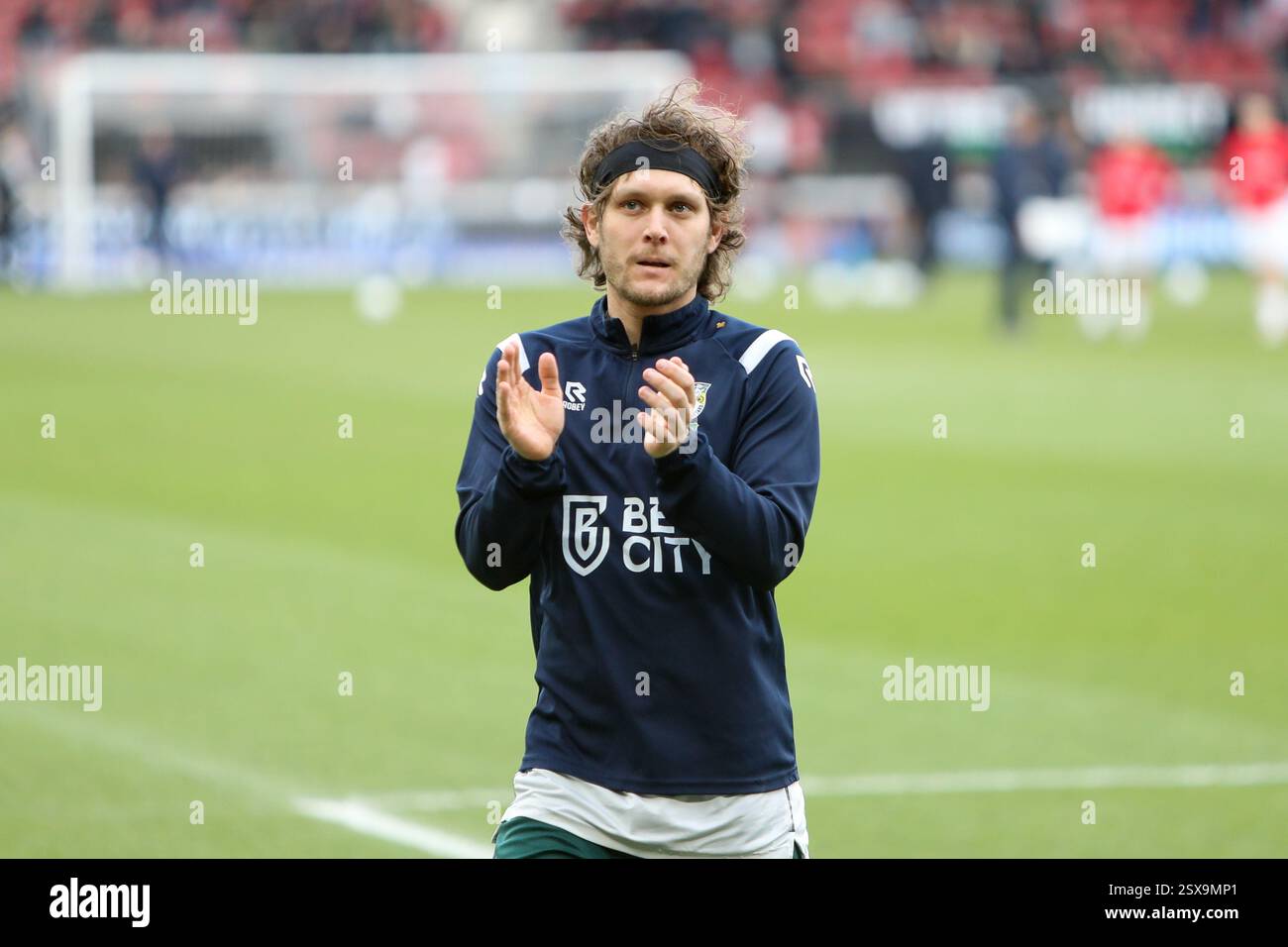 Alkmaar, Netherlands. 23rd Feb, 2025. ALKMAAR - 23-02-2025, AFAS Stadium. Dutch Eredivisie ...