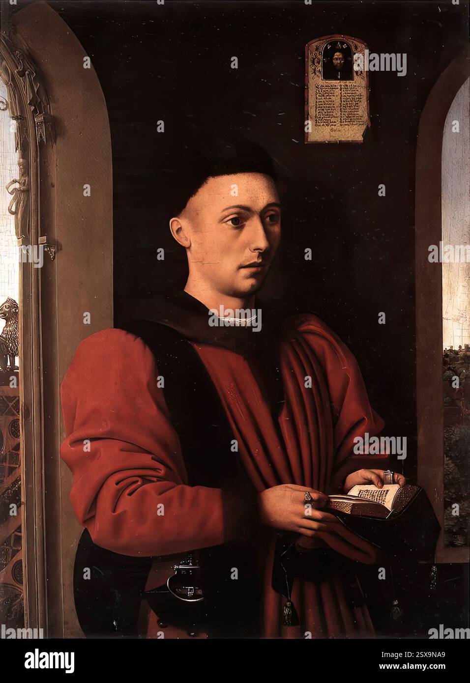 CHRISTUS, Petrus (b. 1410/20, Baarle, d. 1475/76, Brugge) Portait of a ...