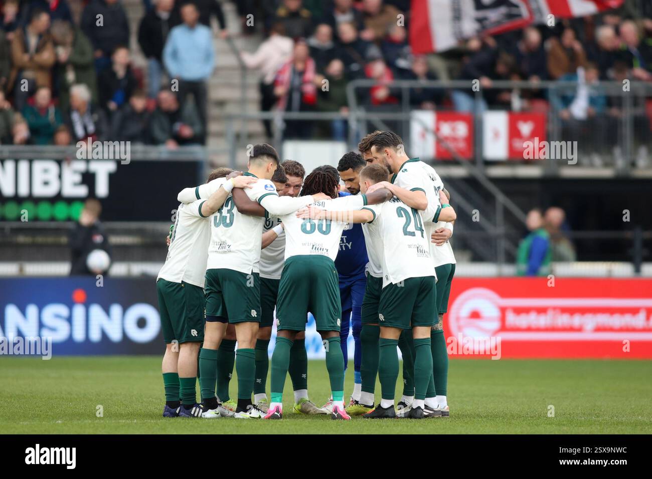 Alkmaar, Netherlands. 23rd Feb, 2025. ALKMAAR - 23-02-2025, AFAS Stadium. Dutch Eredivisie ...