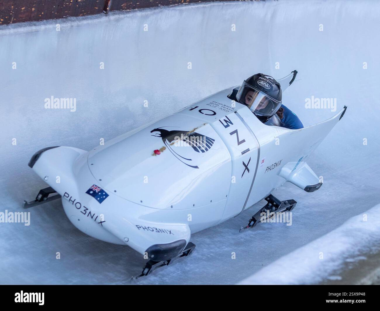 Winterberg, Deutschland. 23rd Feb, 2025. Sarah Blizzard, Ashleigh ...