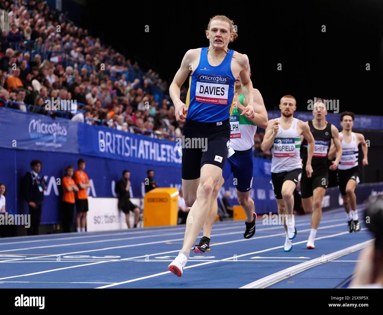Justin Davies in action during the Men's 800m on day two of the ...