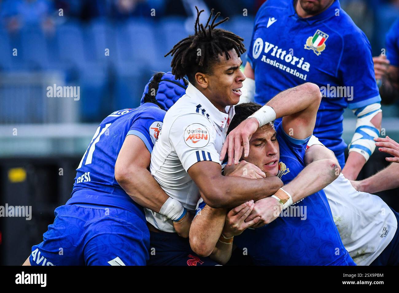 Rome, Italie. 23rd Feb, 2025. Theo ATTISSOGBE of France during the 2025 ...