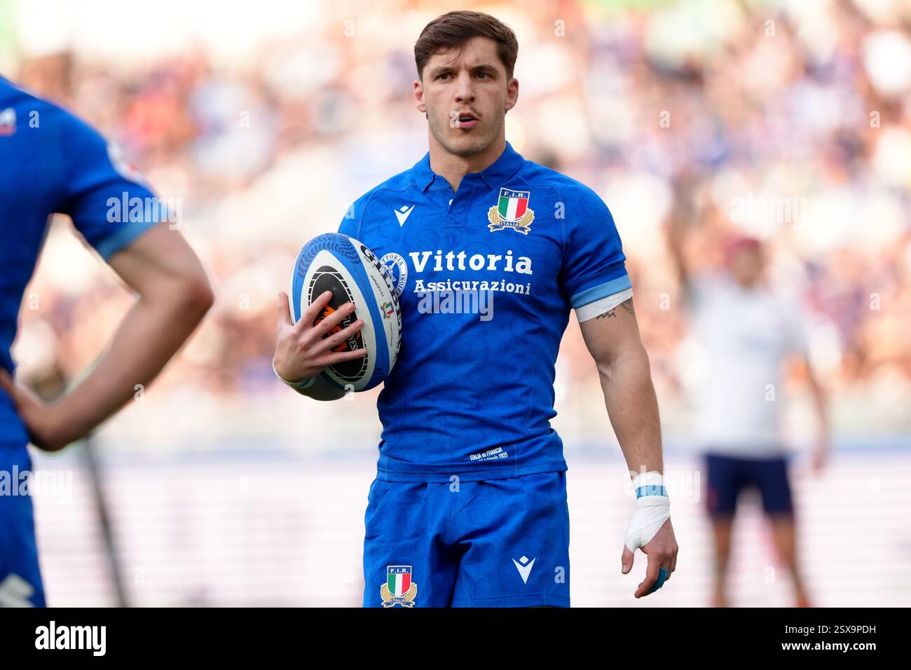 Rome, Italy. 23rd Feb, 2025. Martin Page-Relo of Italy during the Six ...