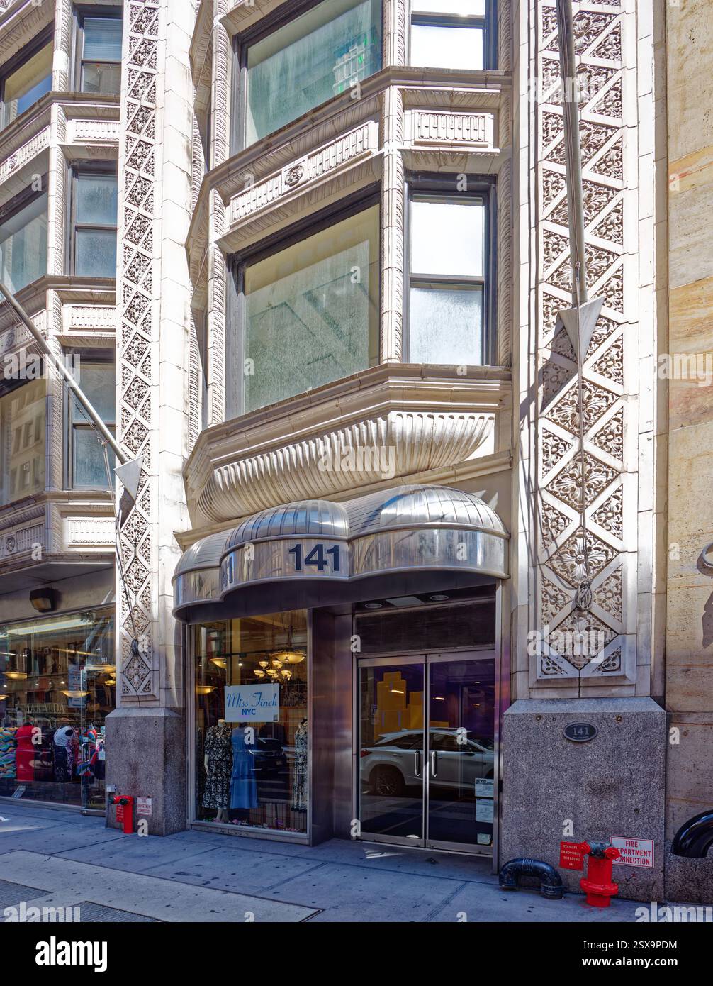 Fashion Center Building, 141 West 36th Street, is a terra cotta-faced ...