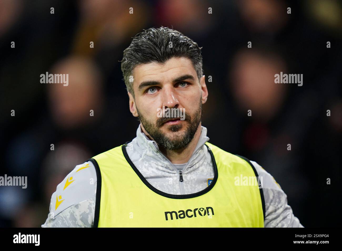 Sheffield Wednesday forward Callum Paterson (13) warm up during the ...