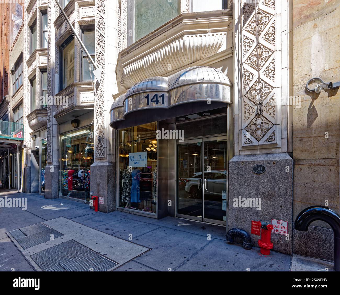 Fashion Center Building, 141 West 36th Street, is a terra cotta-faced ...