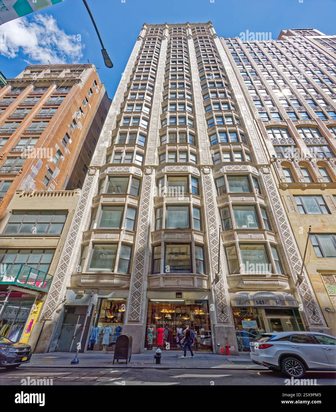 Fashion Center Building, 141 West 36th Street, is a terra cotta-faced ...