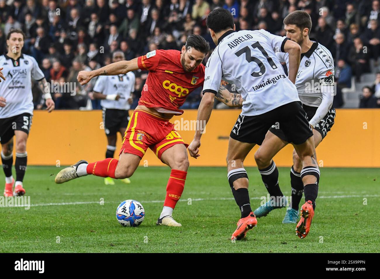 La Spezia, Italy. 23rd Feb, 2025. Filippo Mattia Pittarello (Catanzaro ...