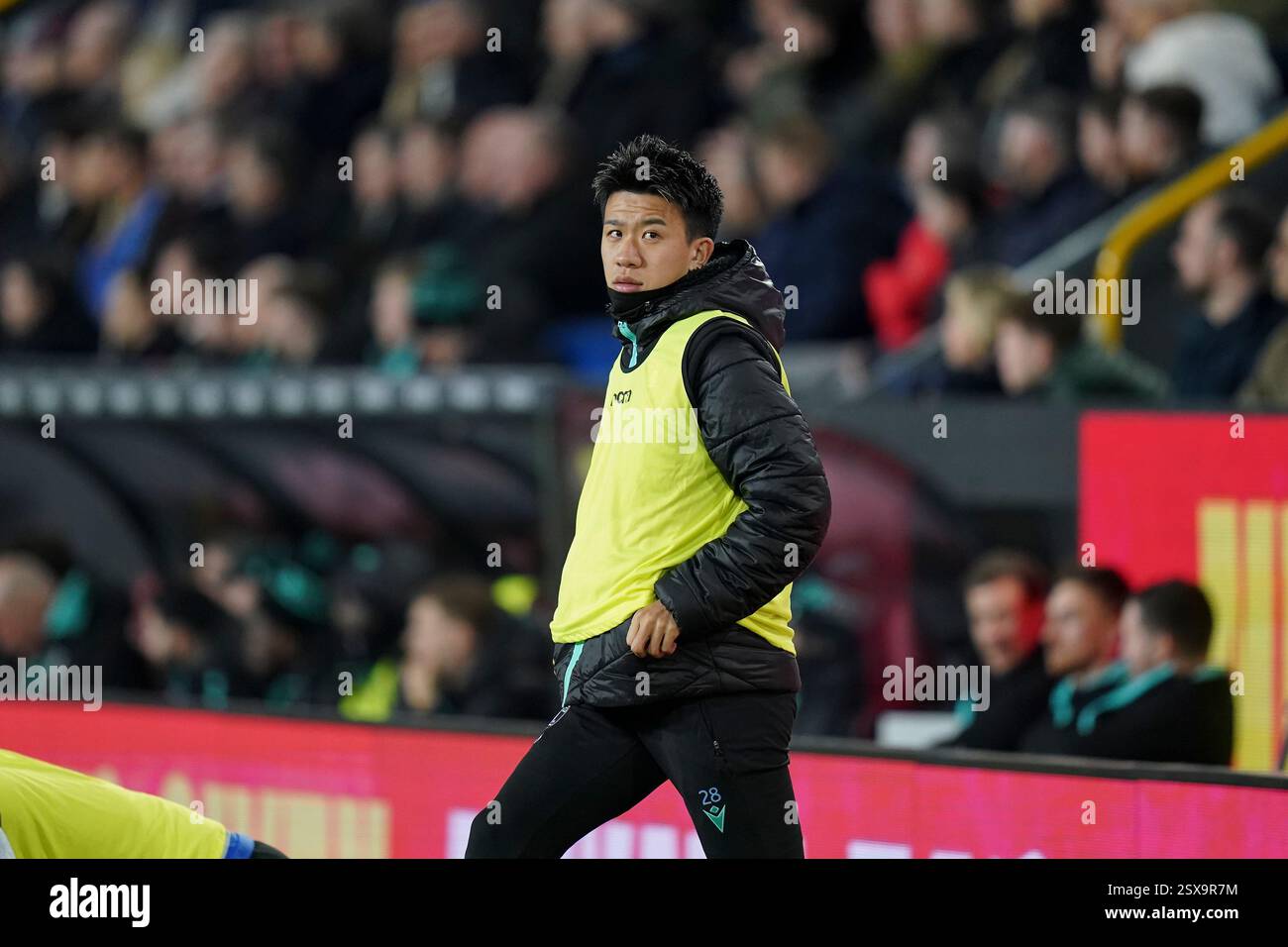 Burnley, UK. 21st Feb, 2025. Sheffield Wednesday defender Ryo Hatsuse ...