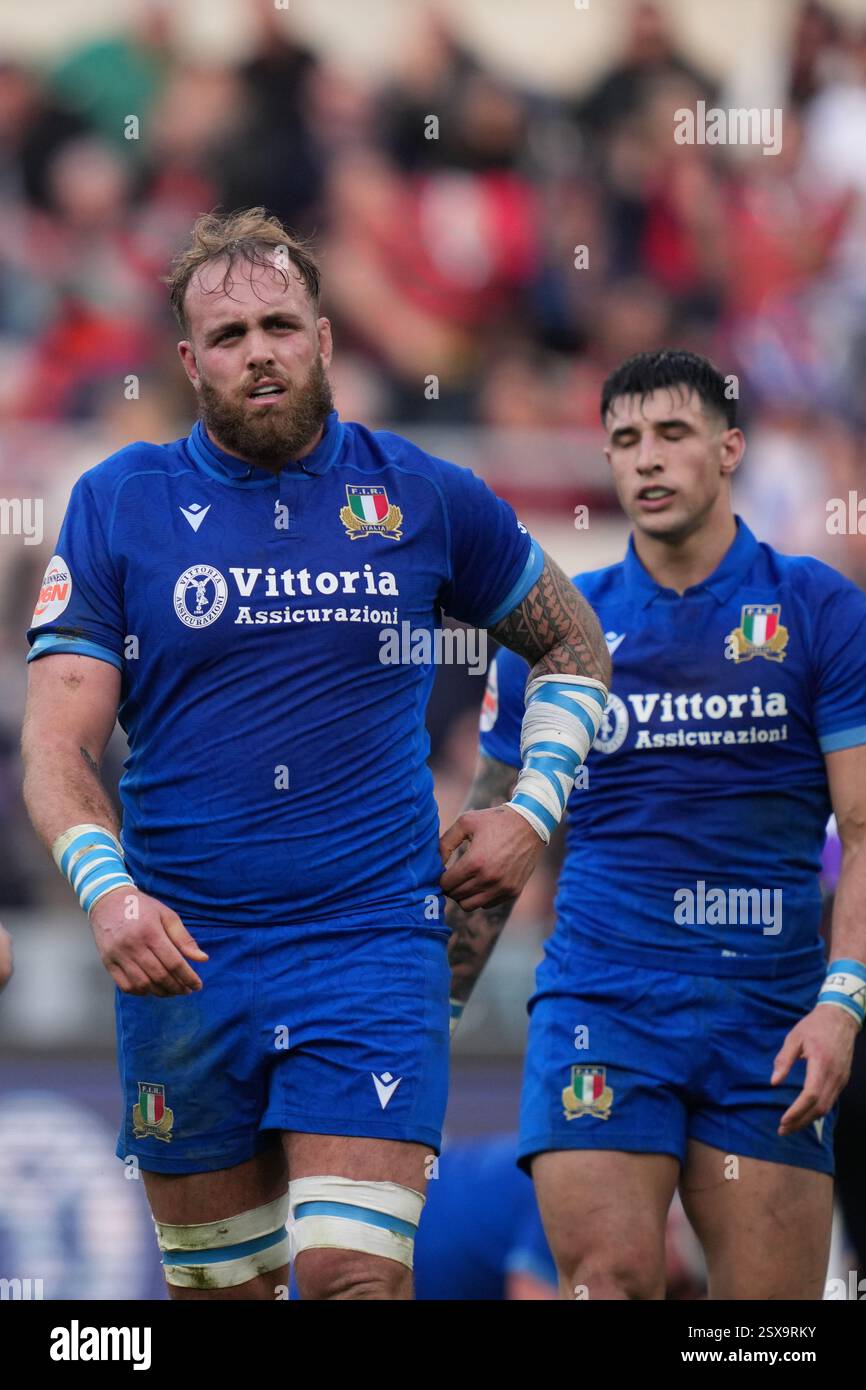 Italy's Sebastian Negri during the Six Nations rugby union match ...