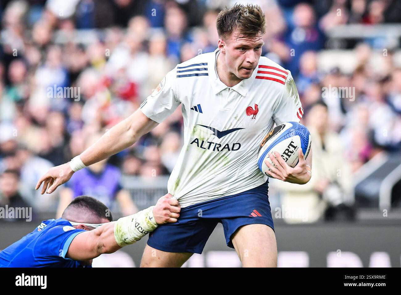 Leo BARRE of France during the 2025 Six Nations Championship, rugby ...