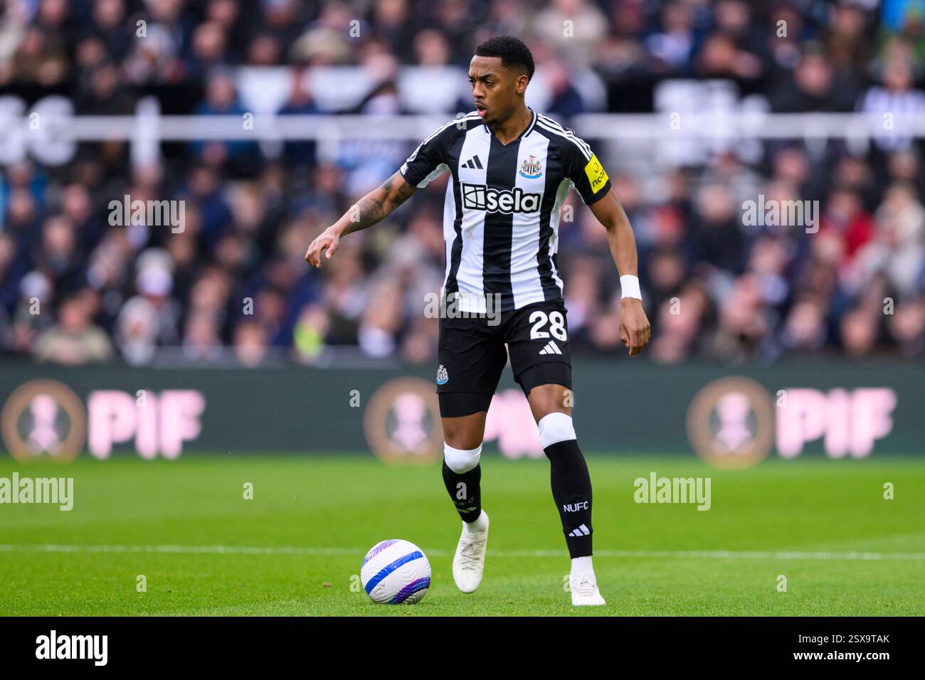 St. James' Park NEWCASTLE, ENGLAND - FEBRUARY 23: Joe Willock of ...