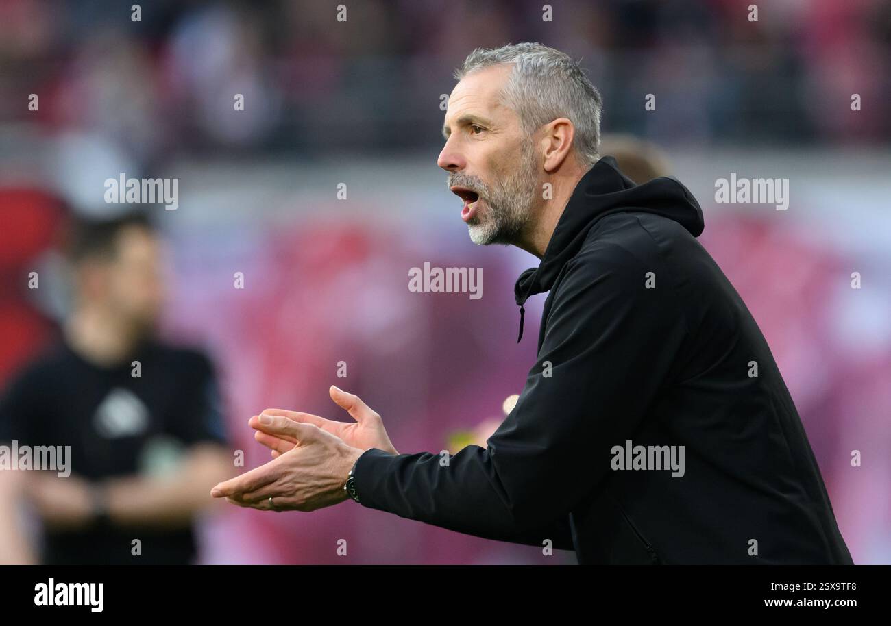 23 February 2025, Saxony, Leipzig: Soccer: Bundesliga, RB Leipzig - 1 ...