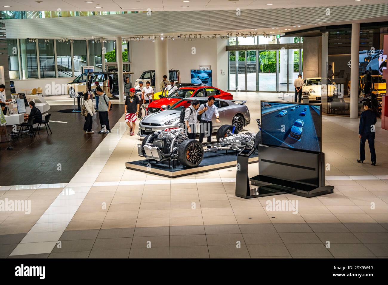 General view of the Nissan Global Headquarters Gallery, Yokohama ...