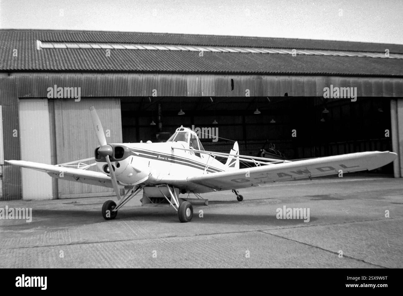 A Piper Pawnee at Sywell in 1968 Stock Photo - Alamy
