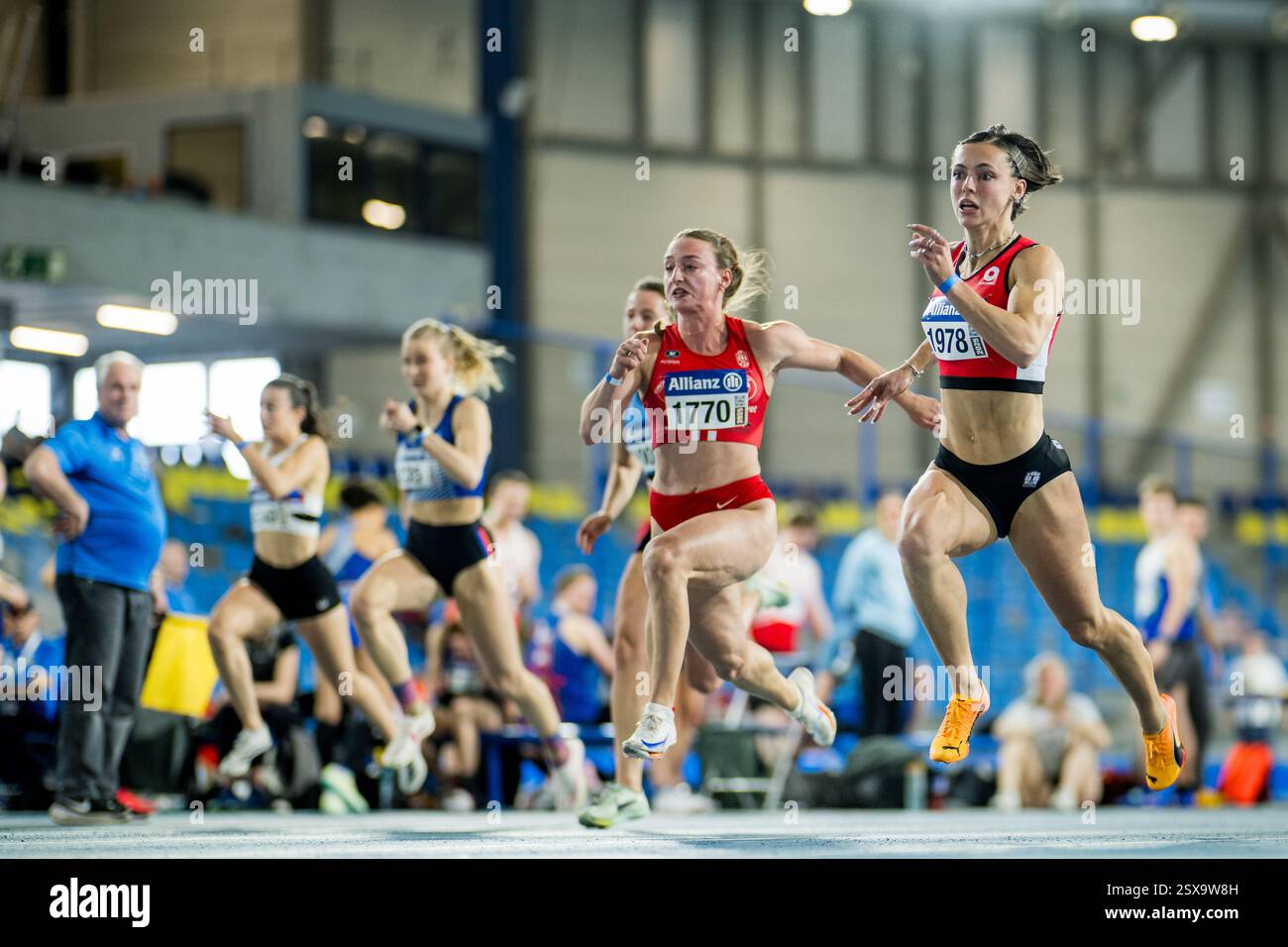 Gent, Belgium. 23rd Feb, 2025. Belgian Rani Vincke and Belgian Rani ...